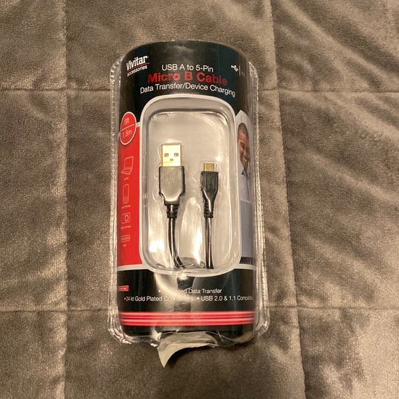 Cell Phones & Accessories | Vivitar Micro B Cable New In Package Usb A ...